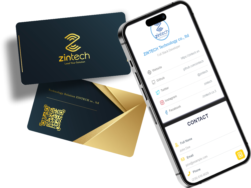 ZinECard - Card visit 4.0